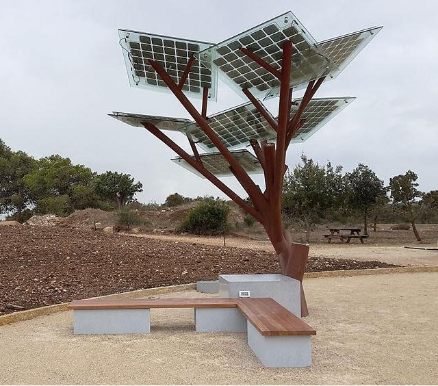 Árboles solares en Israel - Biodisol